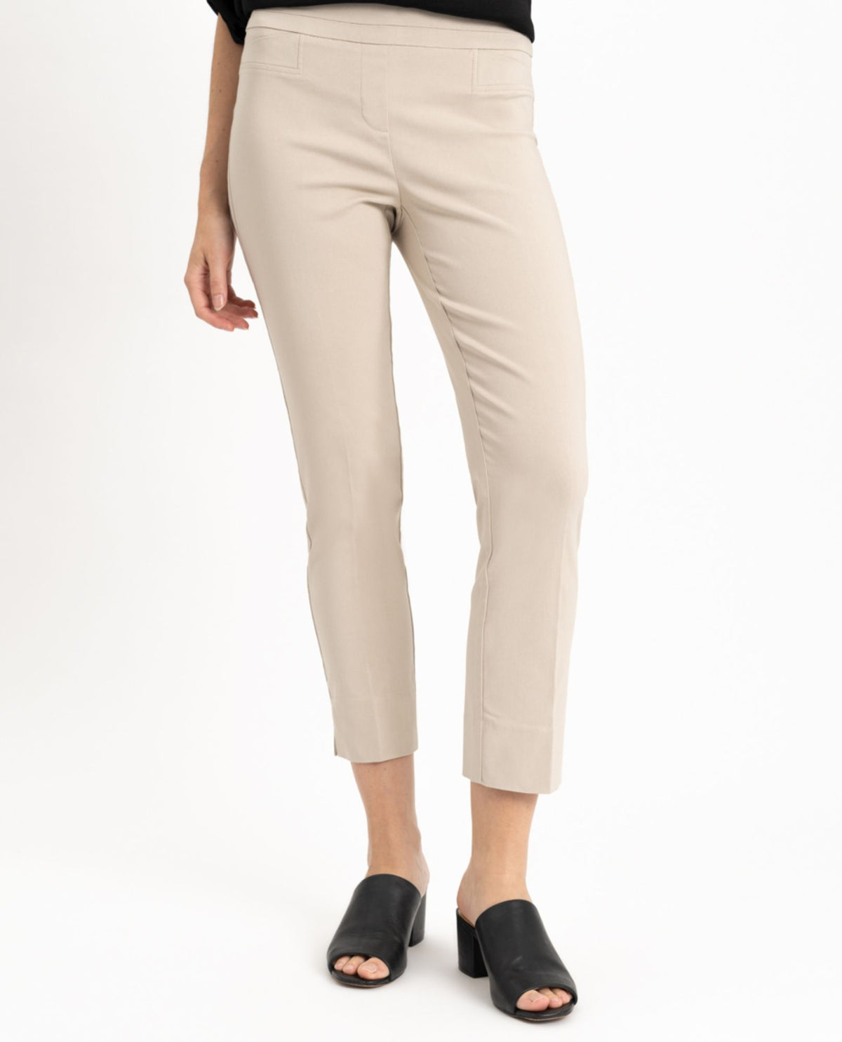 Renuar Petite Pants R1542 | Cigarette Style | Skinny Pull On Classic ...