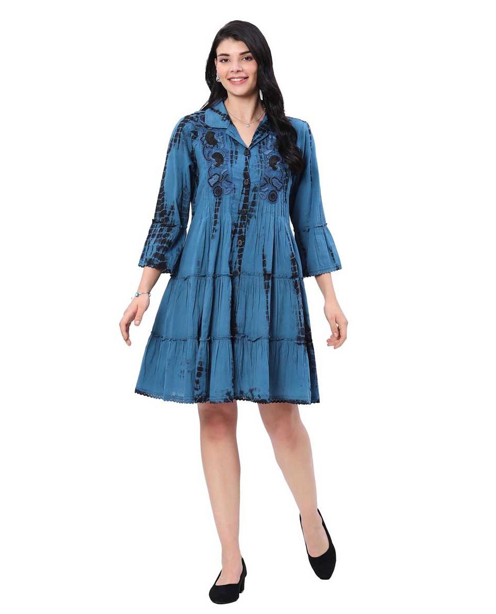 PARSLEY & SAGE 25W223D JUDITH TIERED DRESS – The Clothing Cove