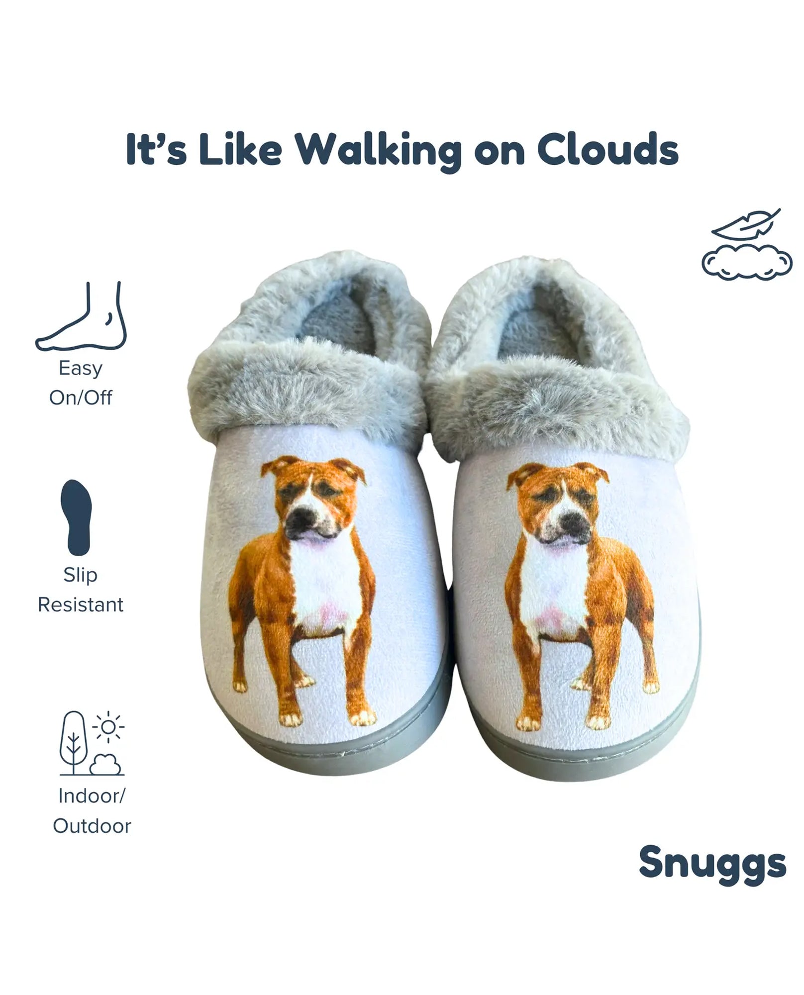 E&S SNUGGS 388-26 PIT BULL SLIPPERS – The Clothing Cove