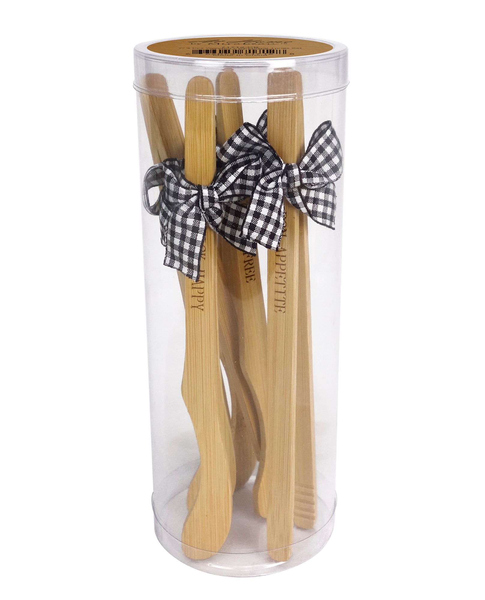 7" 4 Piece Wooden Charcuterie Tongs Set – The Clothing Cove
