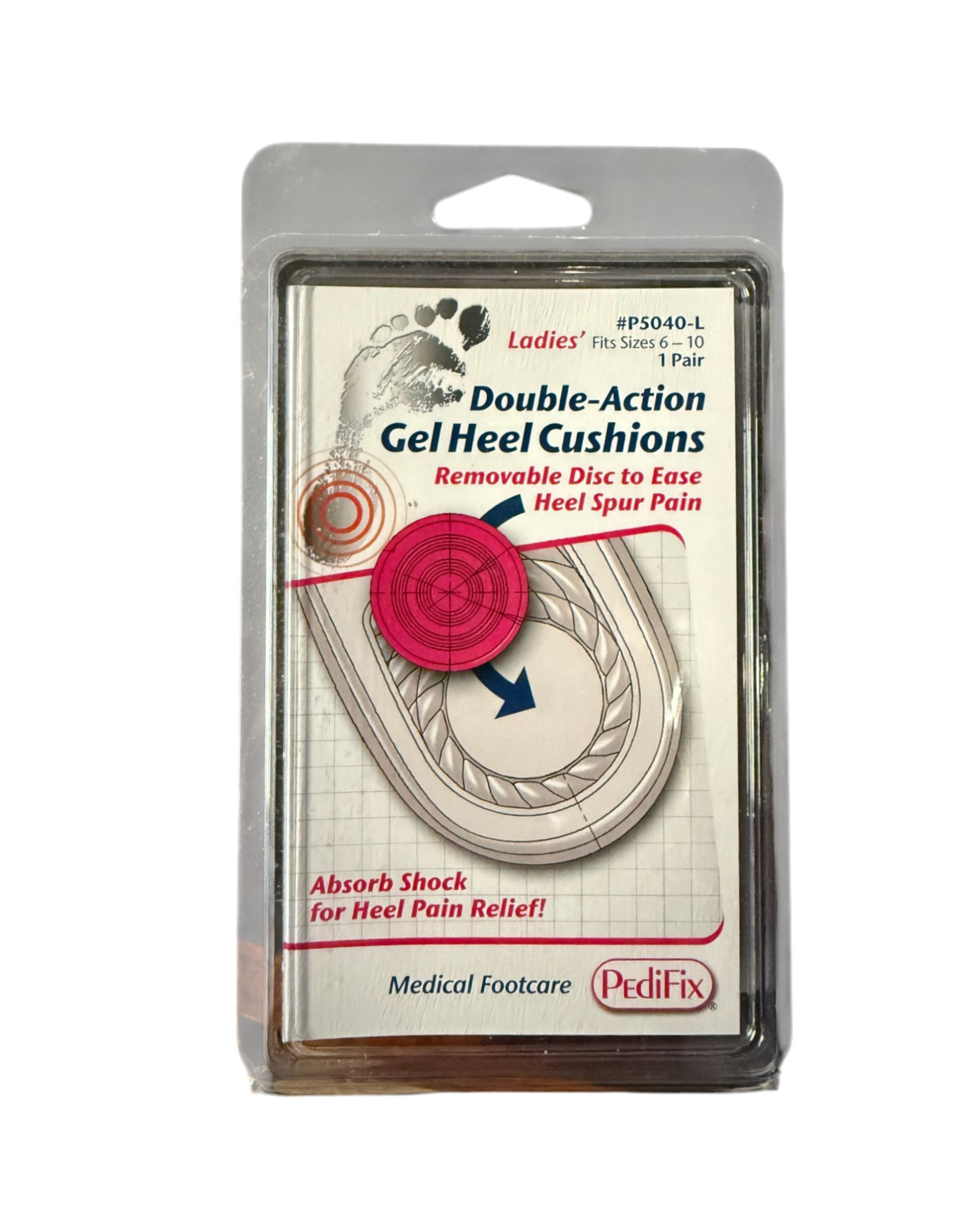 PEDIFIX P5040-L GEL HEEL CUSHIONS – The Clothing Cove