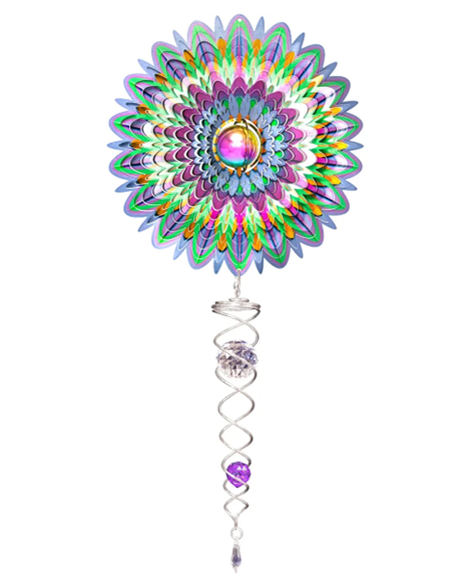 SPINFINITY 755 GAZING MANDALA SUPREME | Wind Spinner With Spiral Tail ...