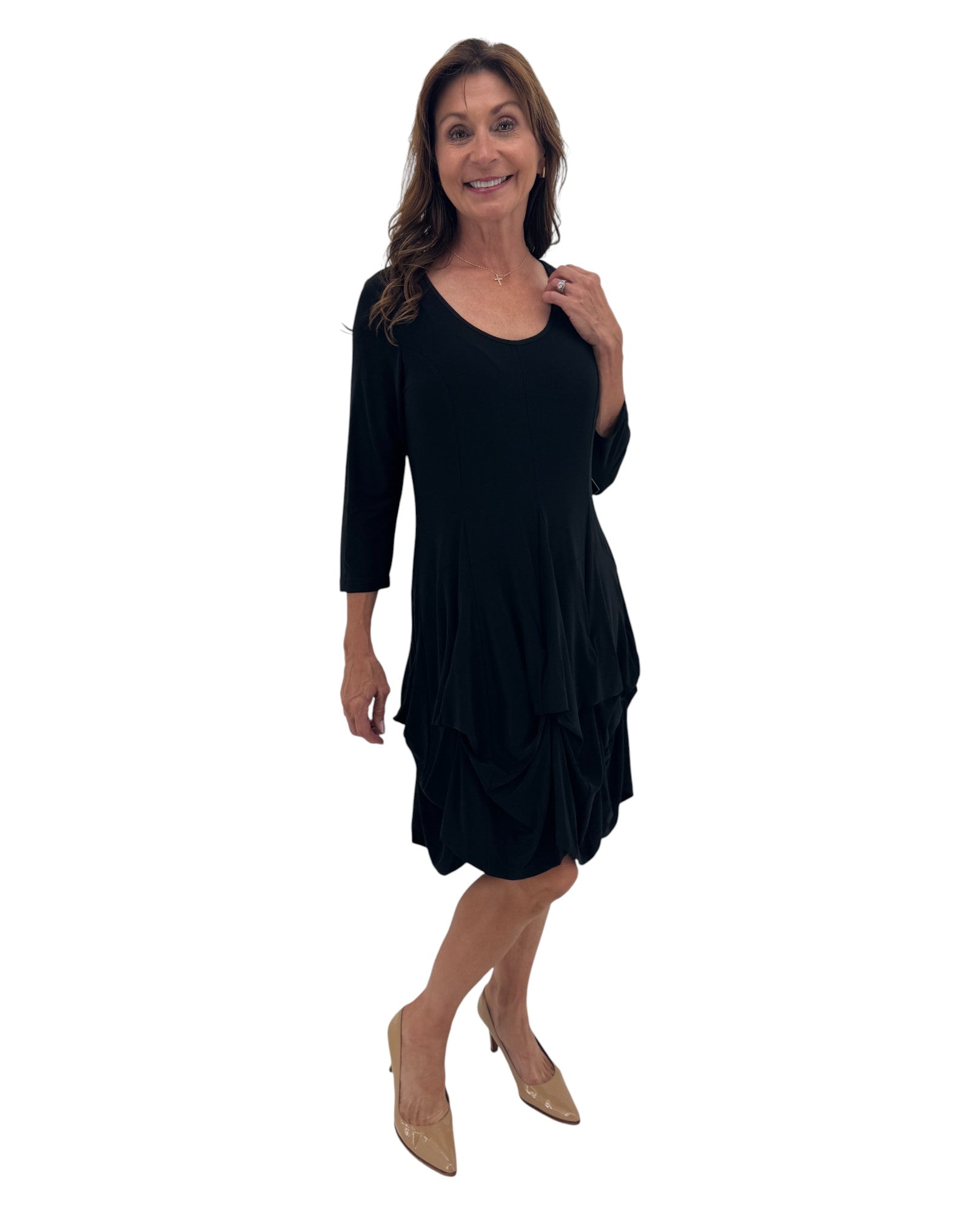 TANGO MANGO LONG-SLEEVE BUBBLE HEM DRESS – The Clothing Cove
