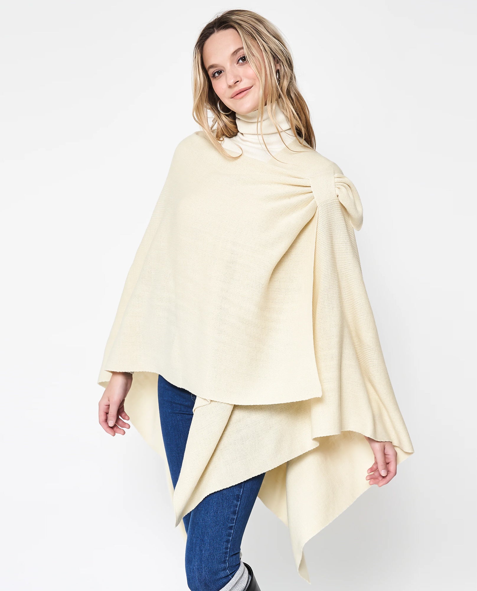 RUANA WITH SHOULDER STRAP ZCR320004 – The Clothing Cove