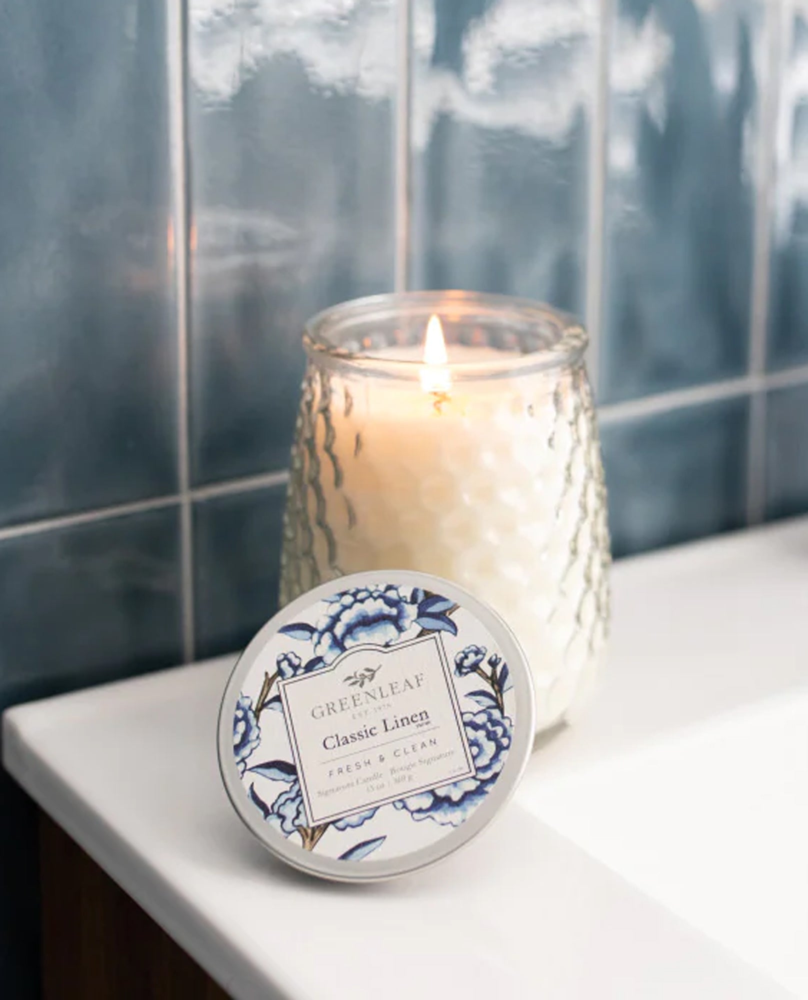 GREENLEAF FRAGRANCE CLASSIC LINEN SIGNATURE CANDLE GLG915498 – The ...