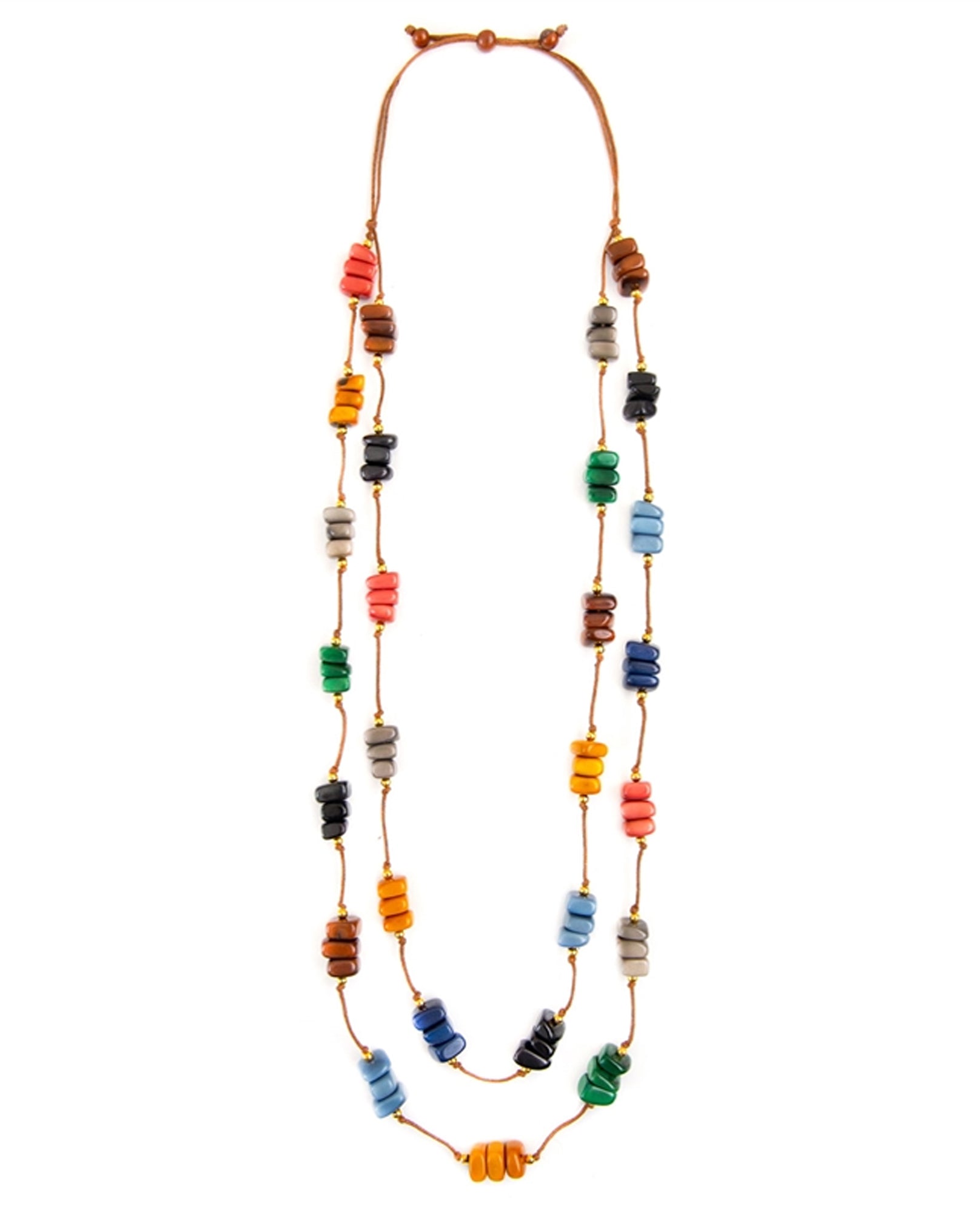 Organic Tagua LC259 CRISTINE Necklace | Tagua Bead Necklace – The ...