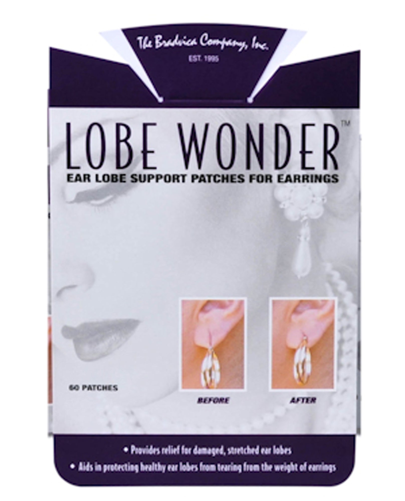 Lobe Wonder Ear Support Patches | For Torn & Healthy Ears | USA Made ...