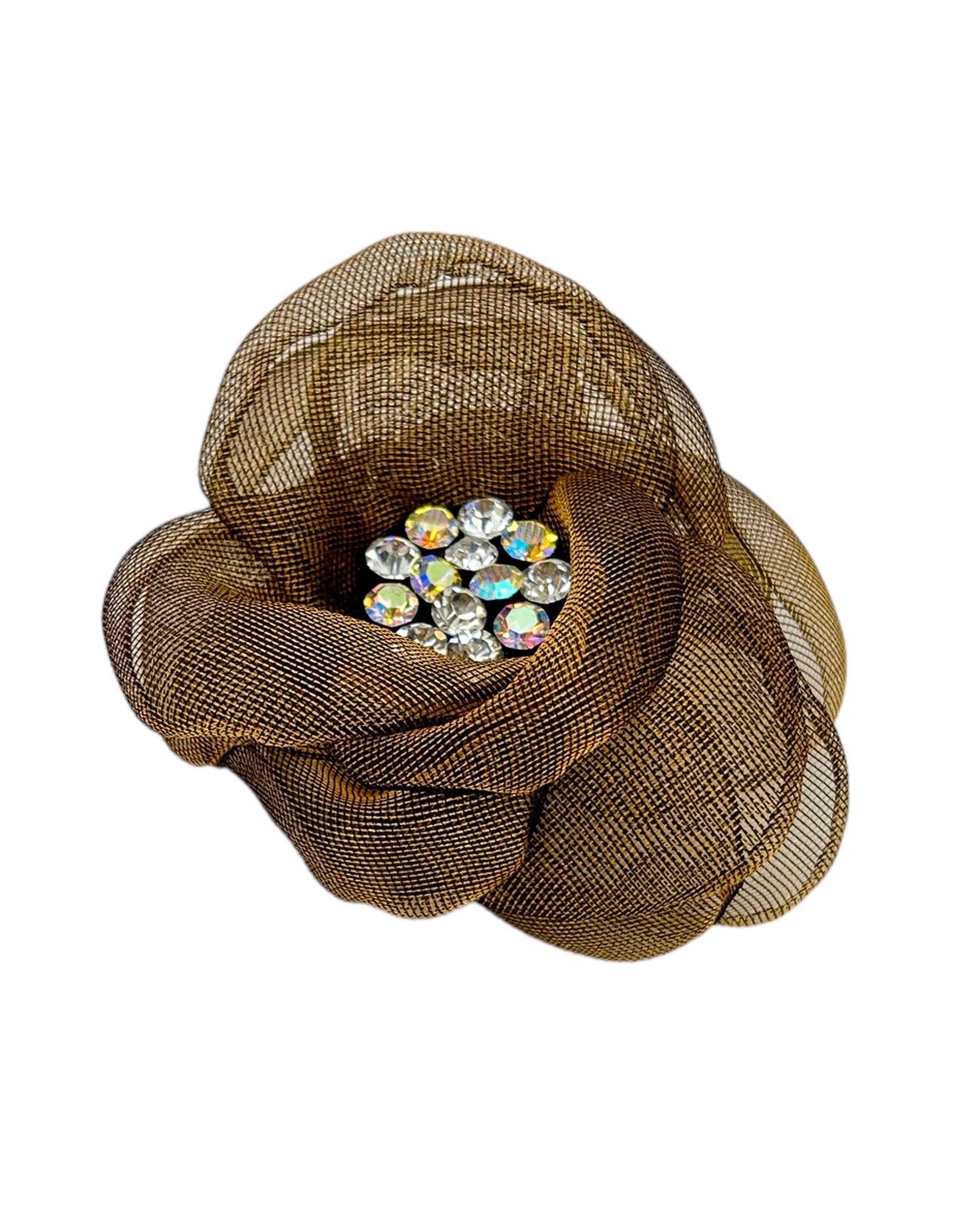 MESH & CRYSTAL ROSE BROOCH AND HAIR CLIP – The Clothing Cove