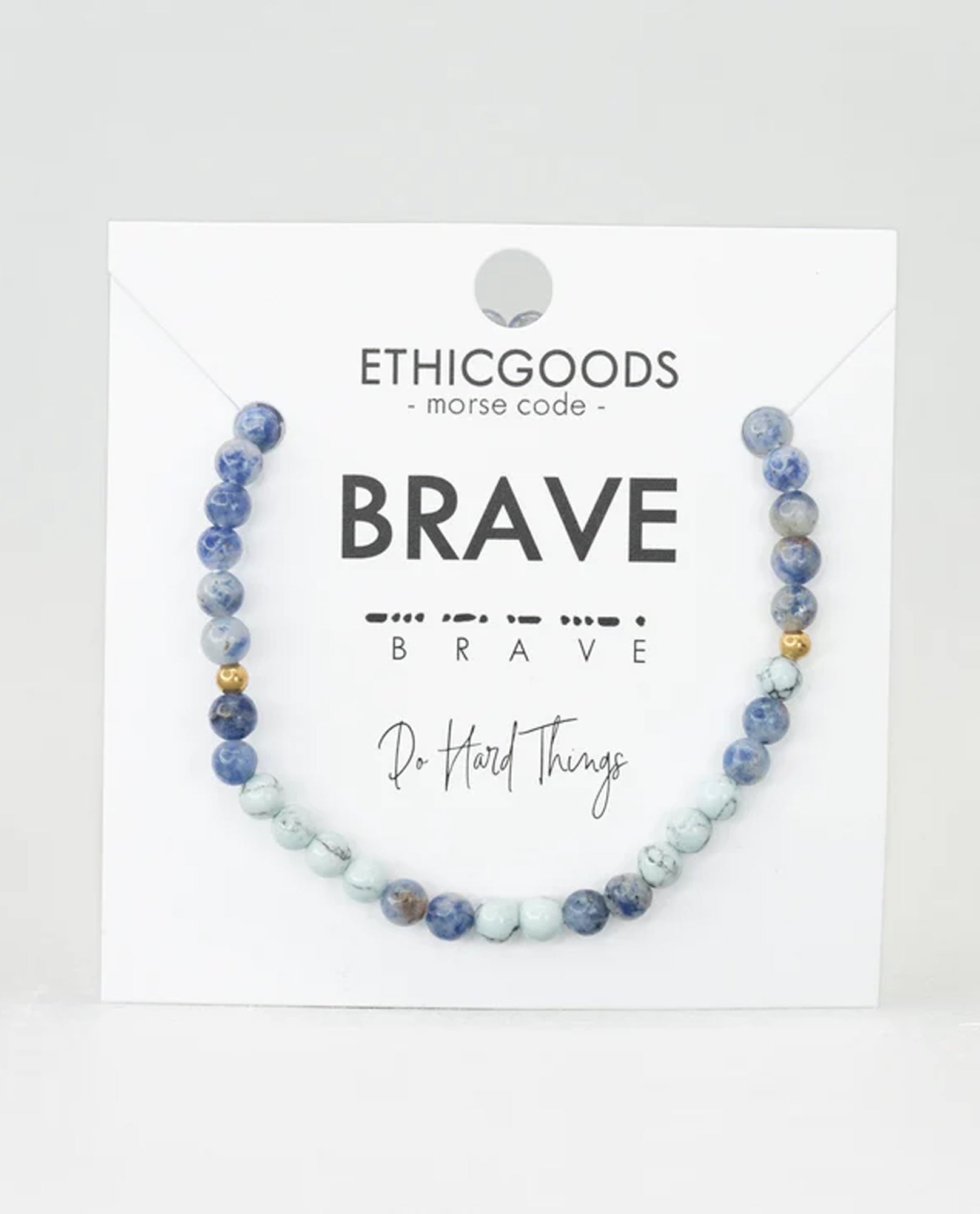 Morse Code Bracelet BRAVE – The Clothing Cove
