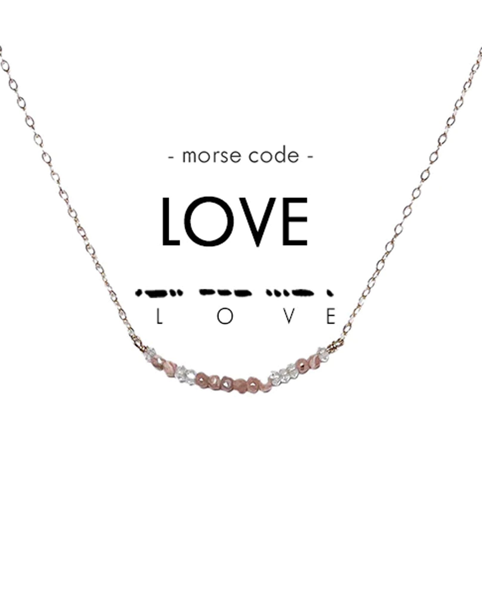 MORSE CODE NECKLACE – The Clothing Cove