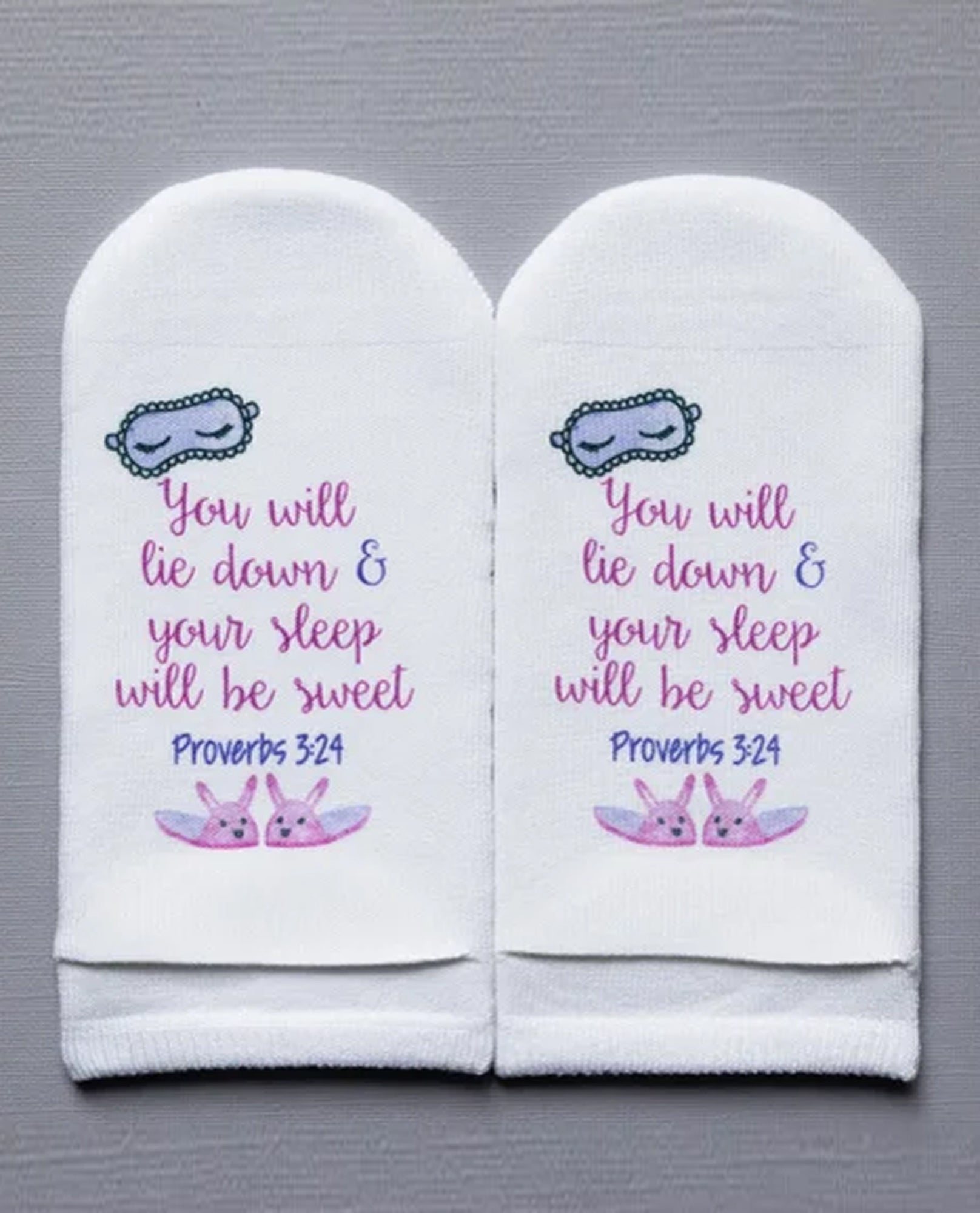 STANDING ON THE WORD PROVERBS 3:24 YOU WILL SOCK – The Clothing Cove