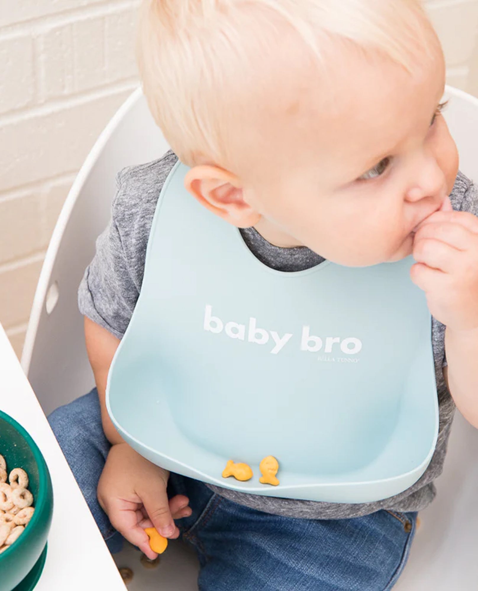 Bella Tunno WB223 Baby Bro Wonder Bib | Food Grade Silicone Bib – The ...