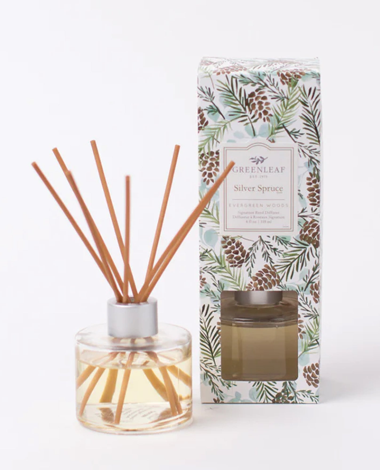 Greenleaf Fragrance GLG975485 Silver Spruce Signature Reed Diffuser ...