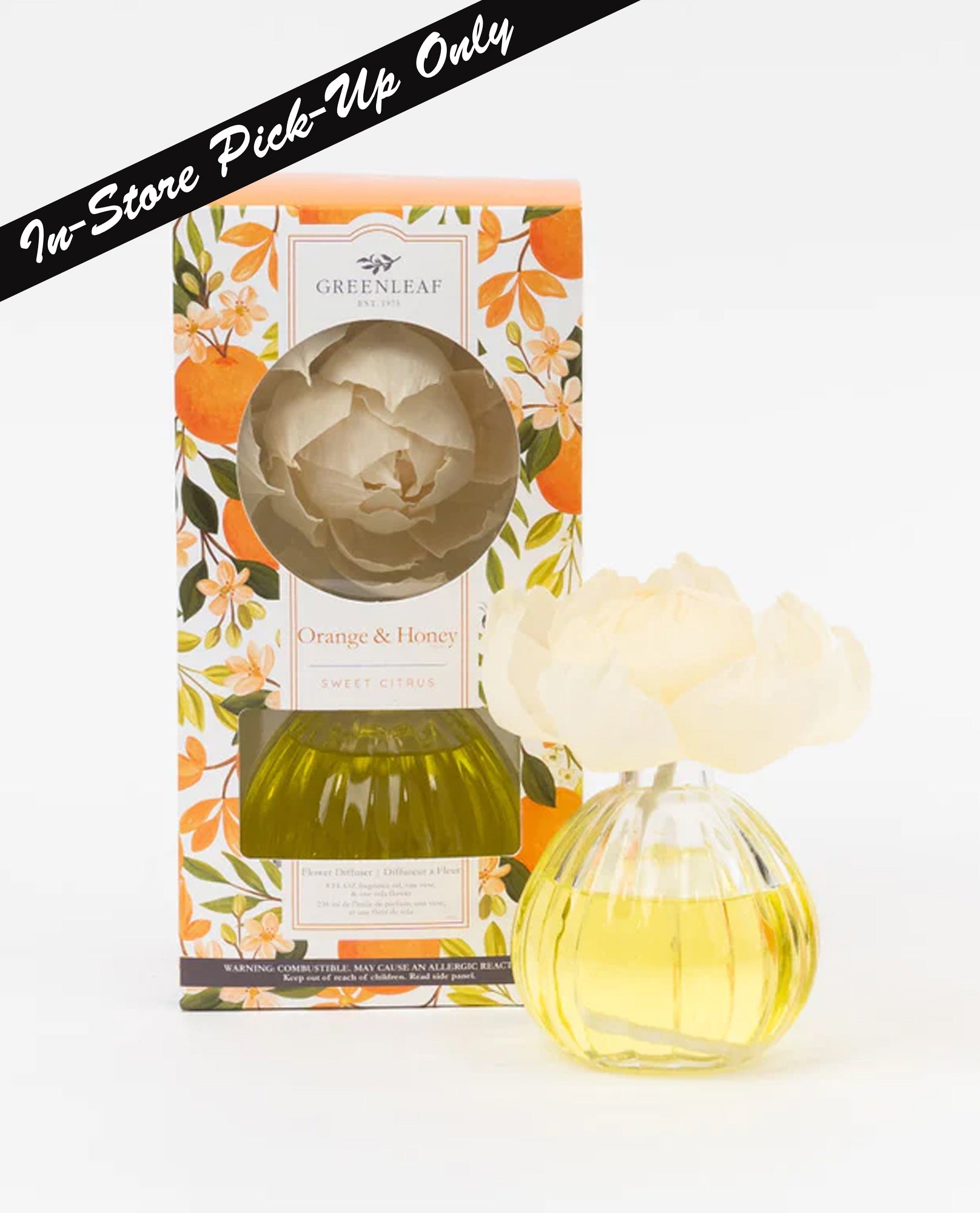 Greenleaf GLG966471 Orange & Honey Flower Diffuser – The Clothing Cove