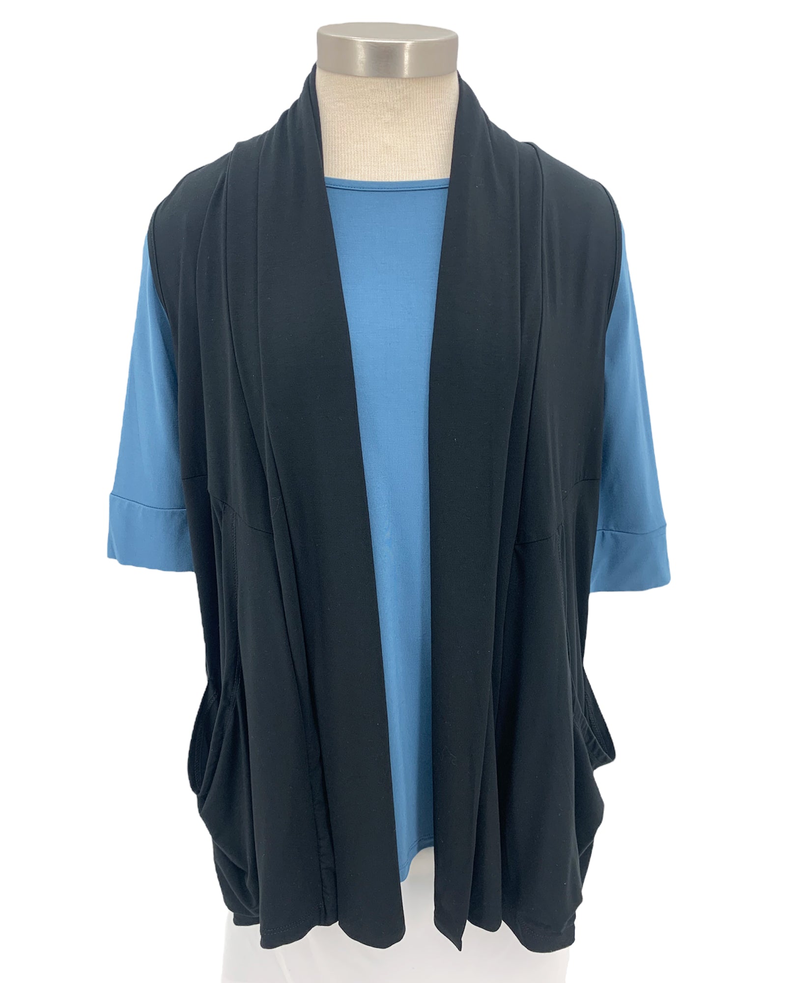 Inoah C172M Sleeveless Open Vest | Comfy USA Made Vest – The Clothing Cove