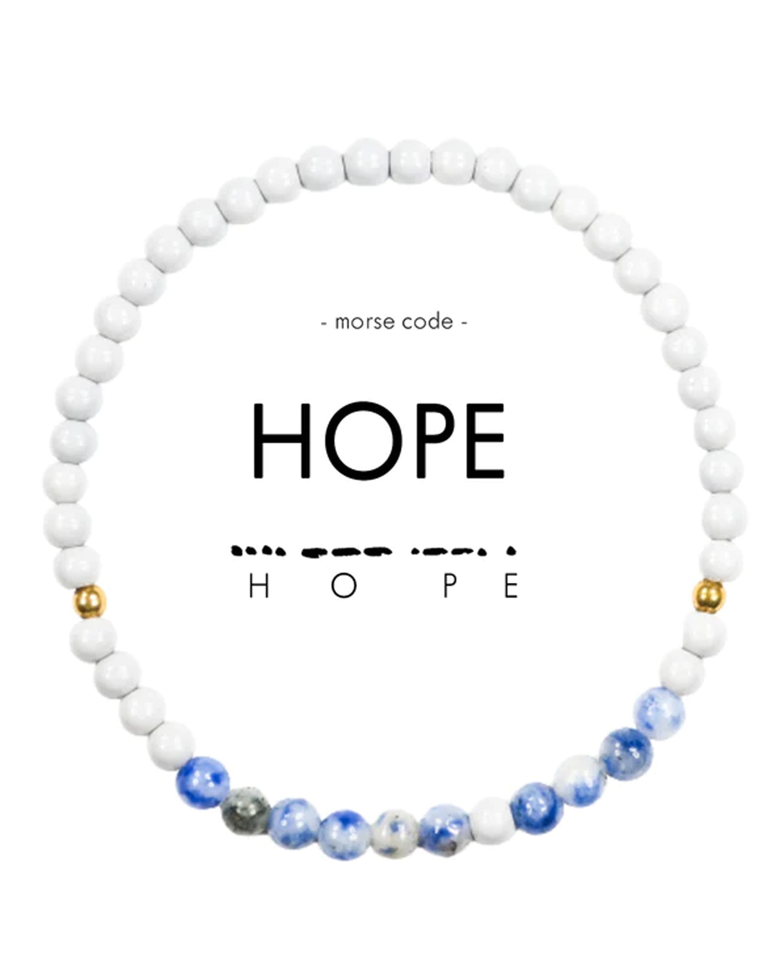 Morse Code Bracelet HOPE – The Clothing Cove