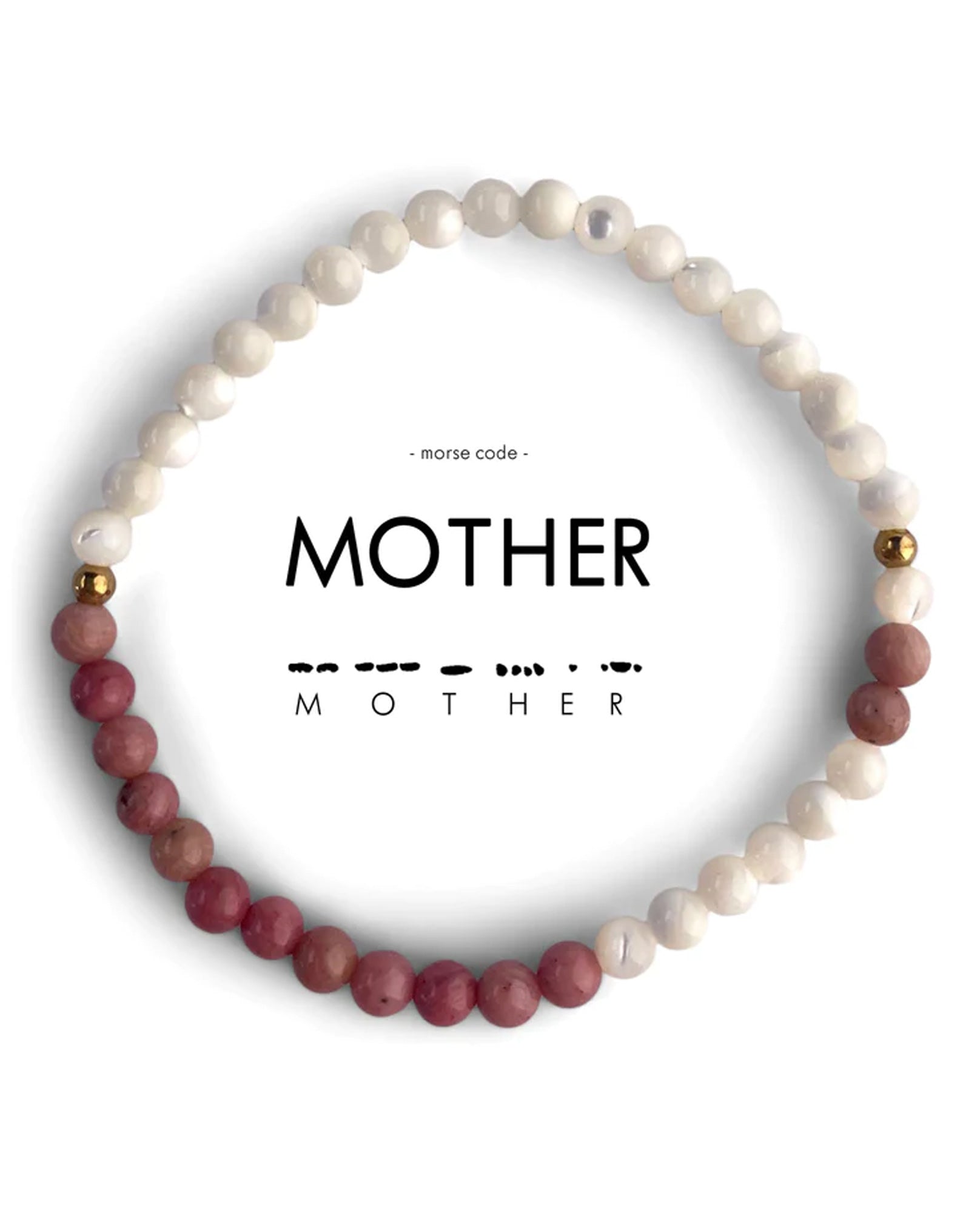 Morse Code Bracelet MOTHER – The Clothing Cove