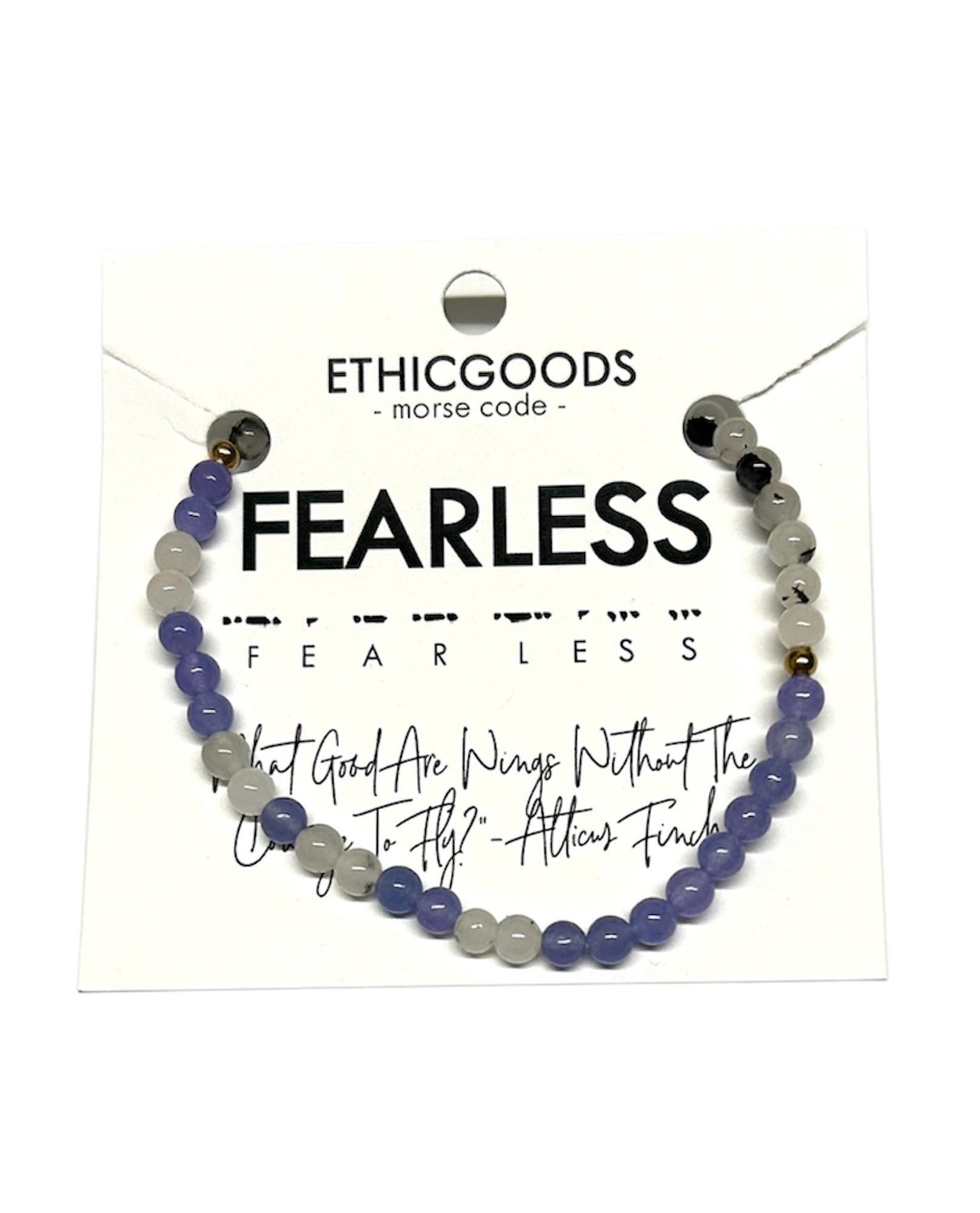 Morse Code Bracelet FEARLESS – The Clothing Cove