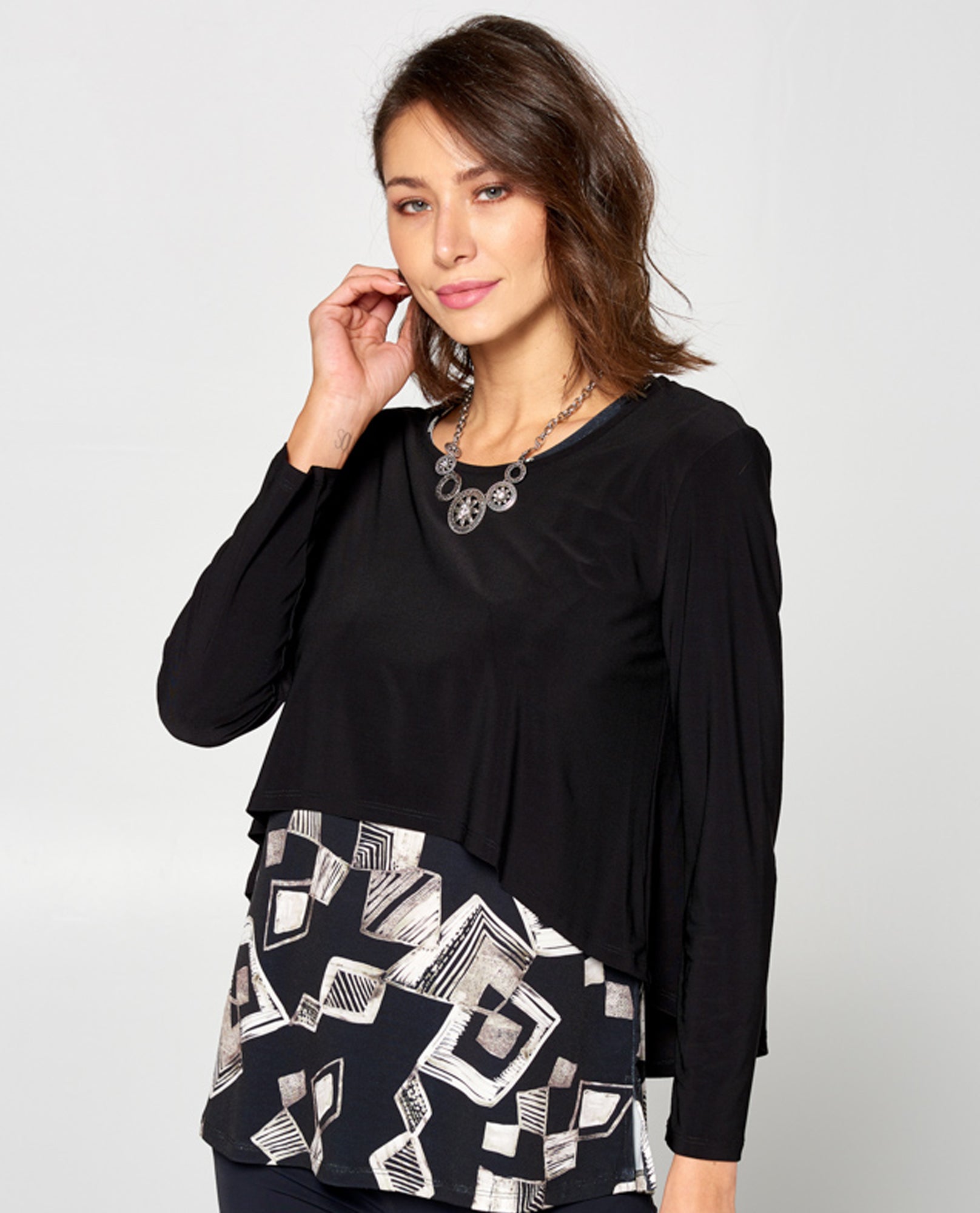 By JJ IT 137 Long Sleeve Popover Top | By JJ Clothing | Mix and Match ...