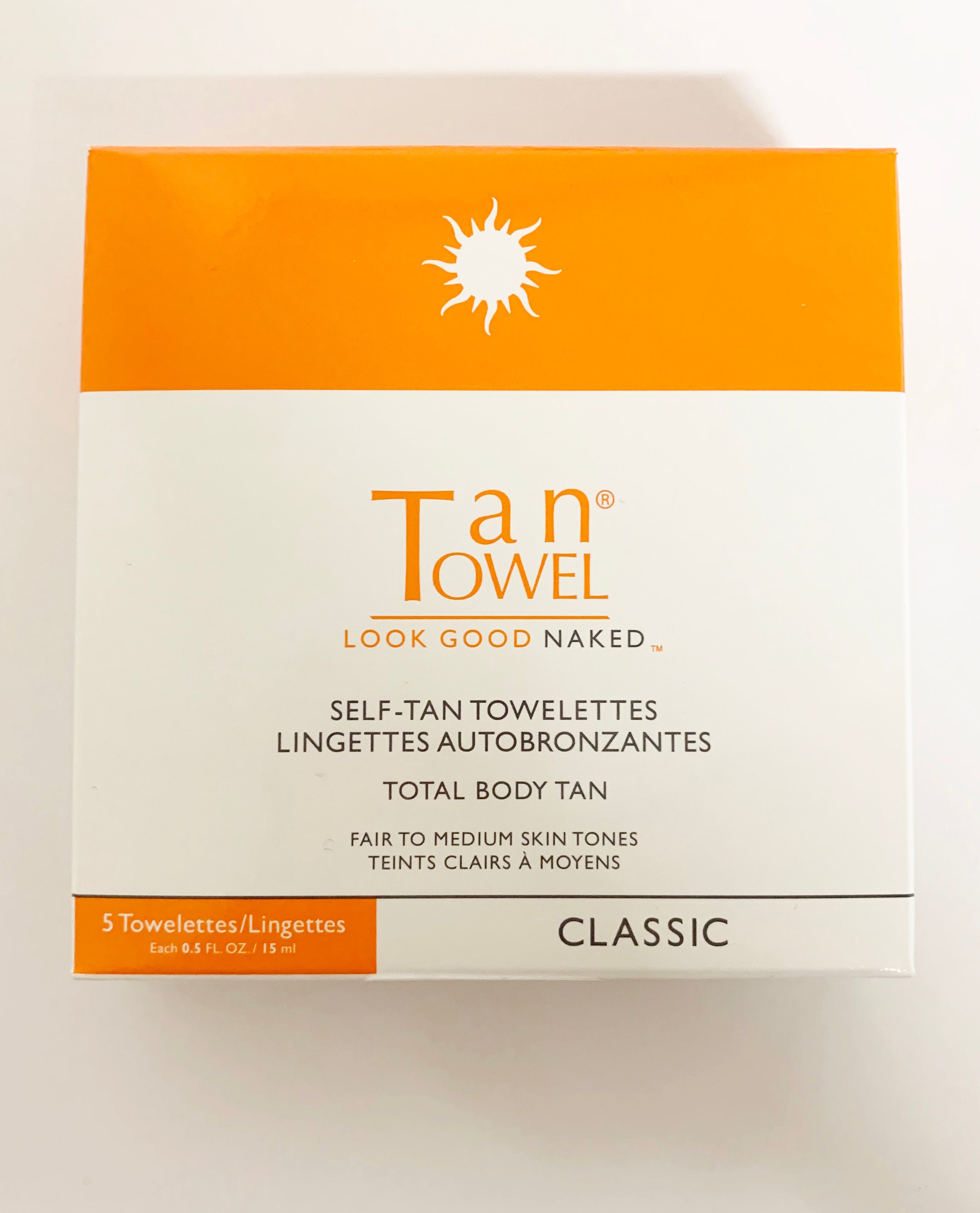 Full Body Cl 5Pk | Self-Tan Towelettes | Tanning Wipes Fair to Medium ...