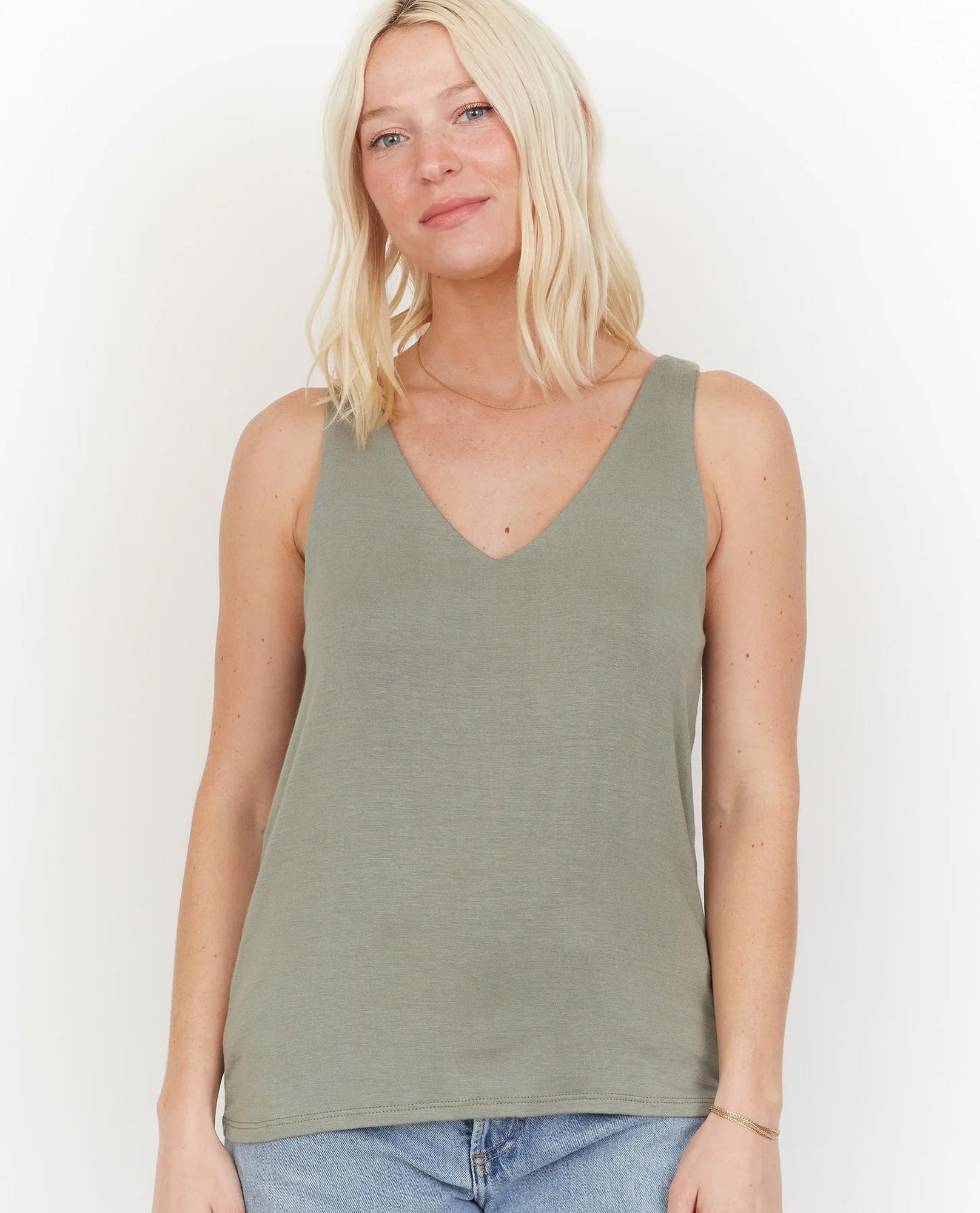 KYLIE PAIGE R21809 AMAYA REVERSIBLE TANK | Double Lined Tank Top – The ...
