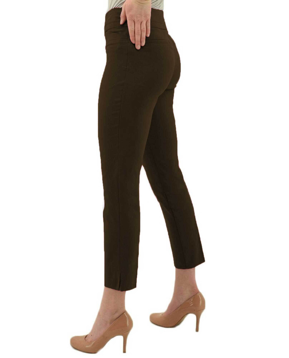 Renuar Petite Pants R1542 | Cigarette Style | Skinny Pull On Classic ...