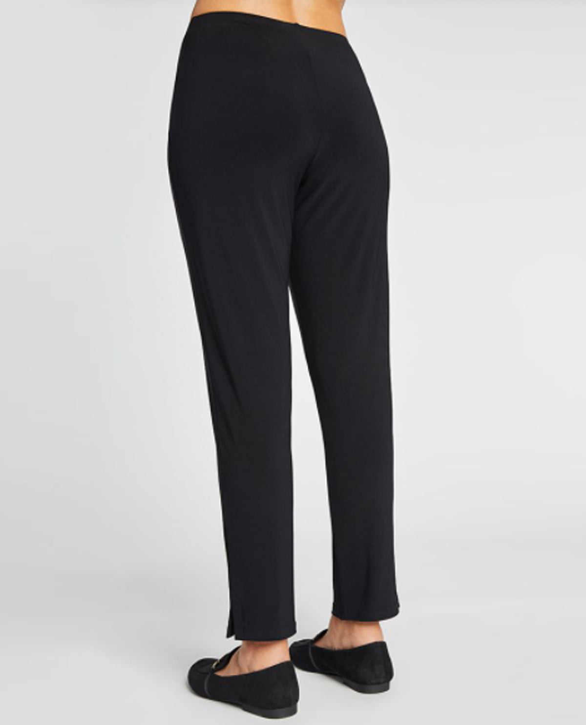 Sympli 2748M Midi Narrow Pant with Slim Silhouette & Elastic Waist ...