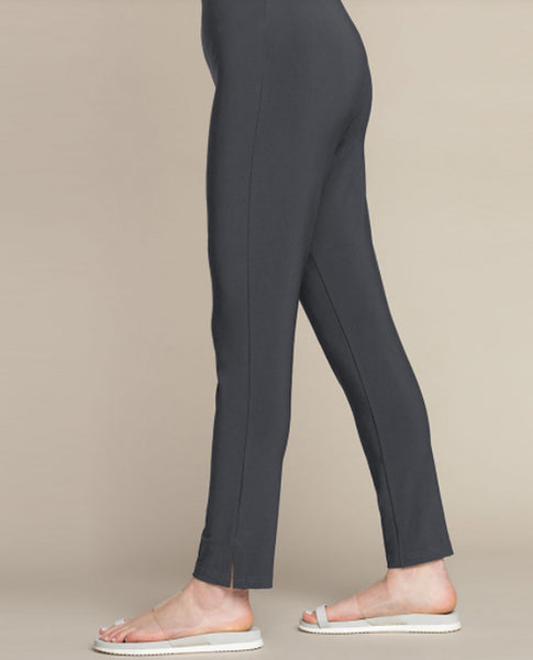 Sympli 2748M Midi Narrow Pant with Slim Silhouette & Elastic Waist ...